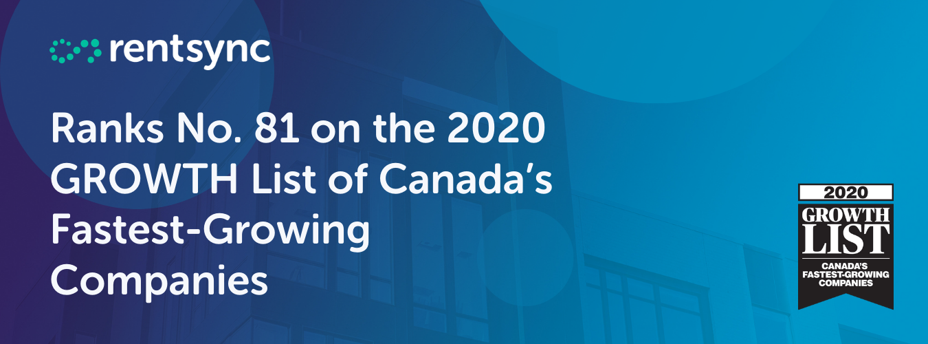 Rentsync Ranks No. 81 on the 2020 GROWTH List